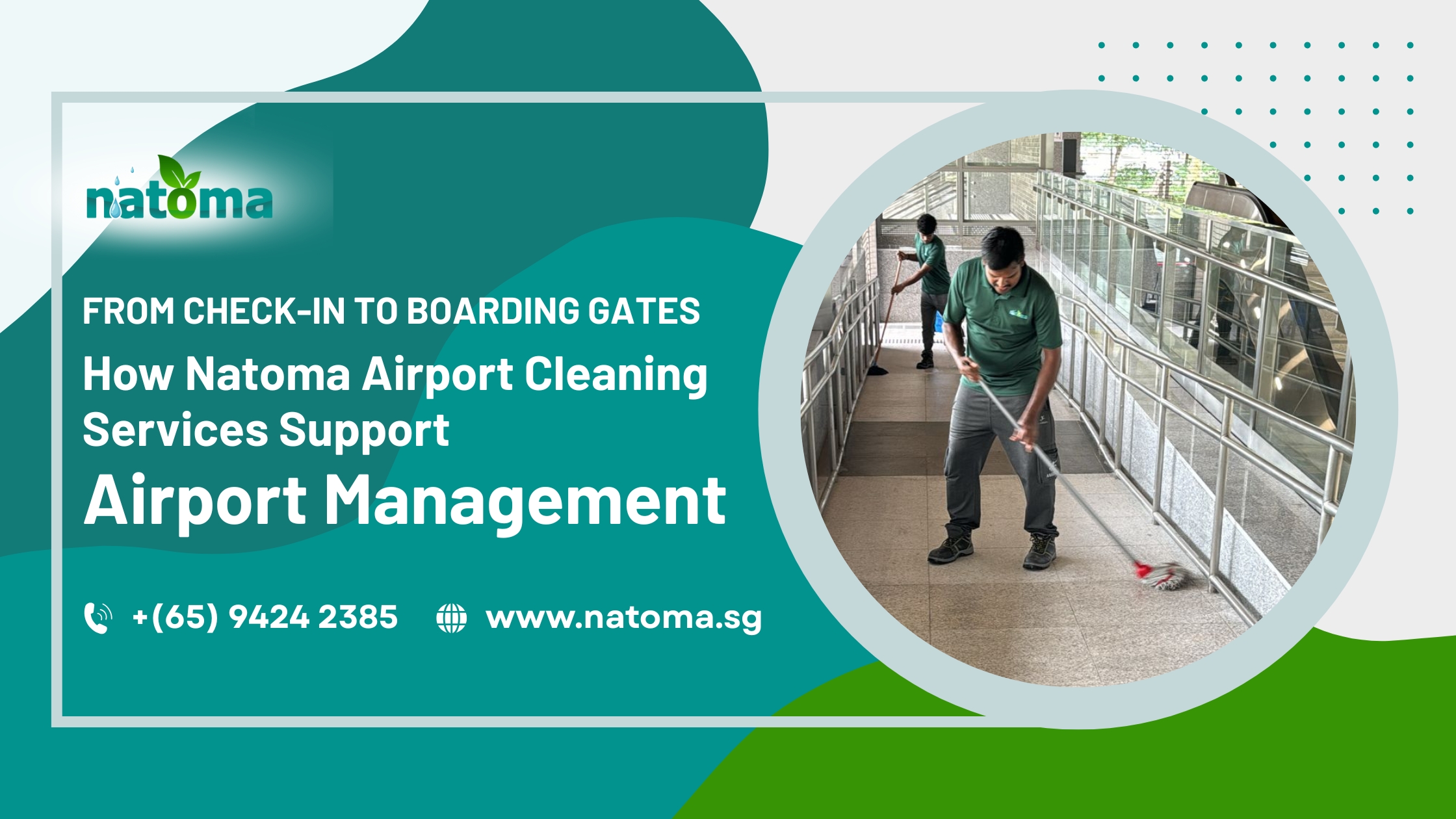 From Check-In to Boarding Gates | Natoma Airport Cleaning