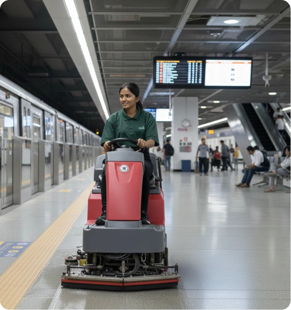 MRT Station and Airport Cleaning Services