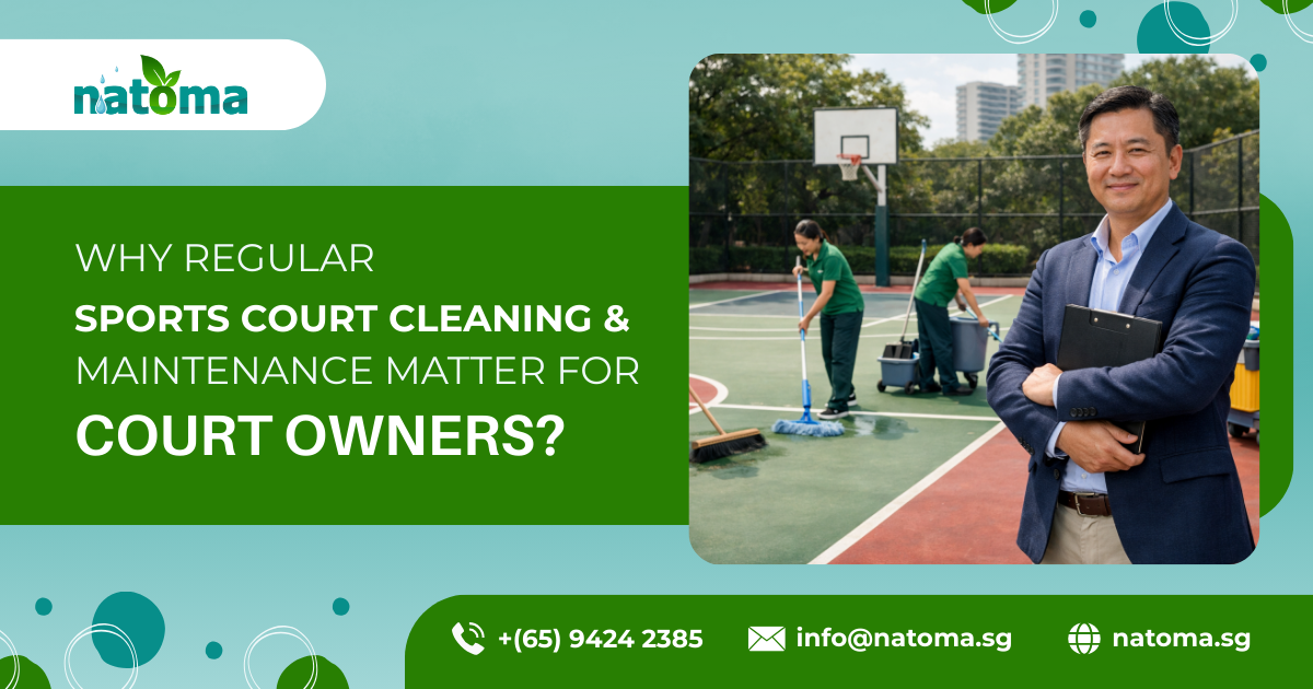 Why Regular Sports Court Cleaning Matters for Court Owners